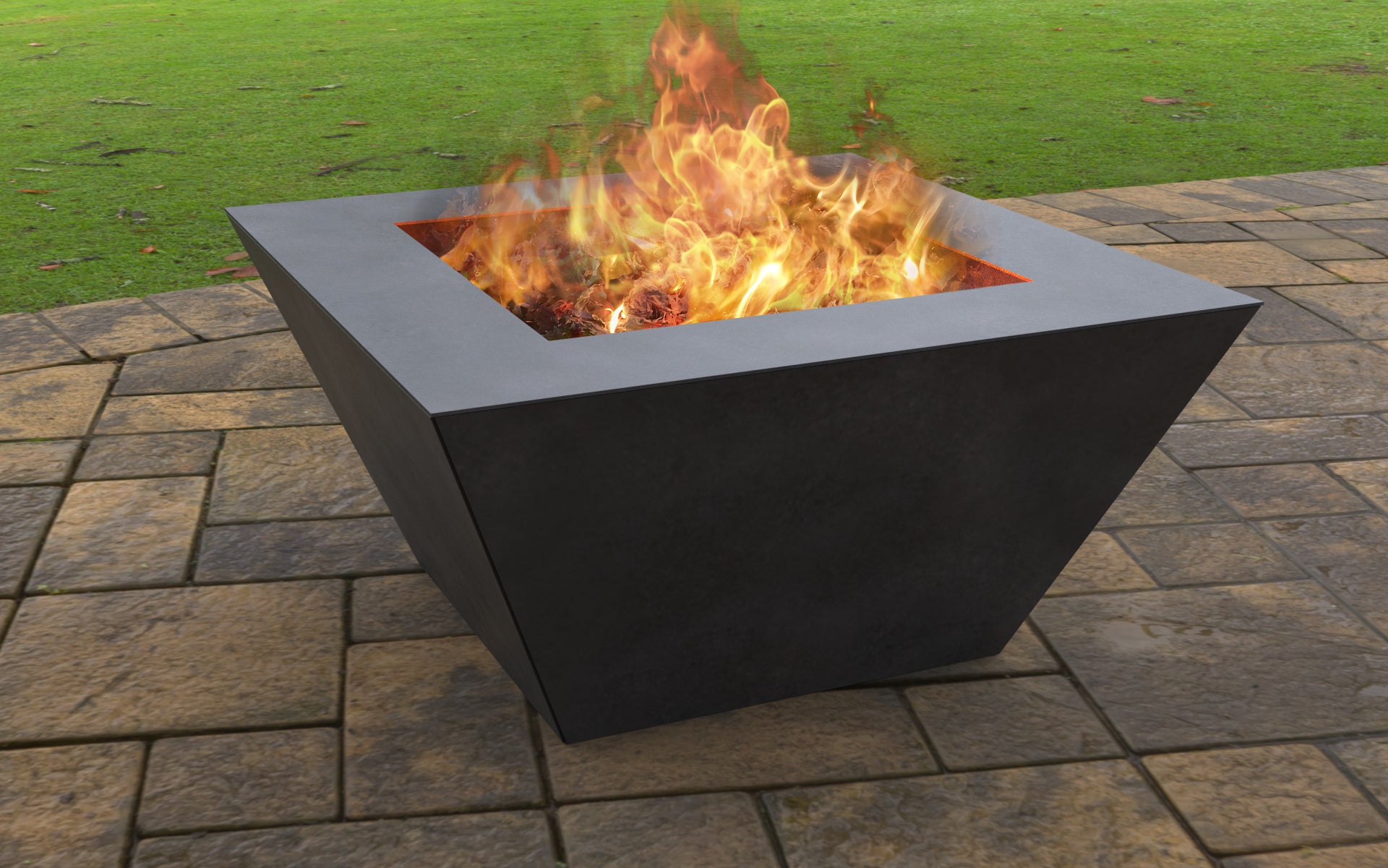 Four-sided Fire Pit – Cozy Firepit Co.